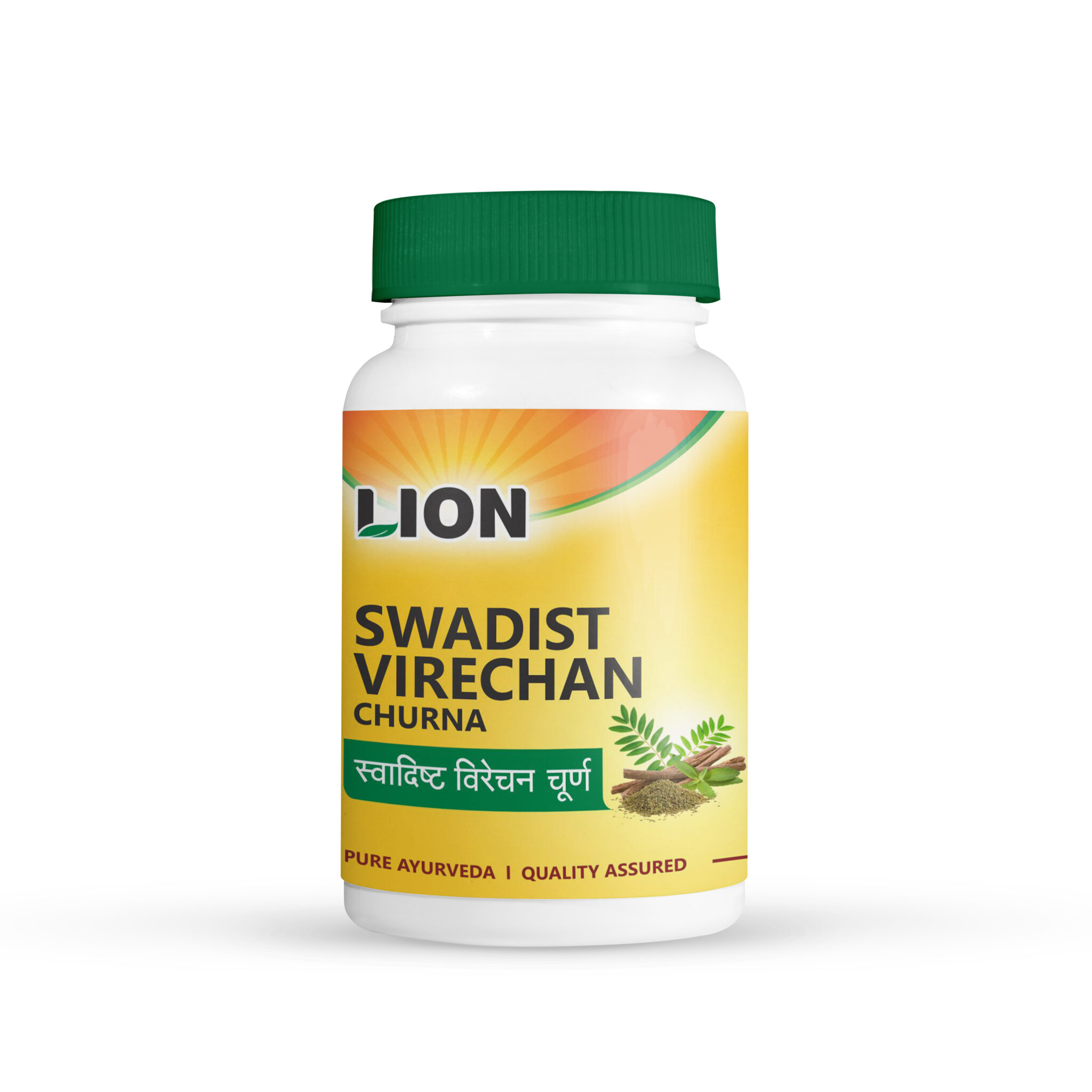 Swadishta Virechan Churna,100gm - LION BRAND | Online Ayurvedic ...