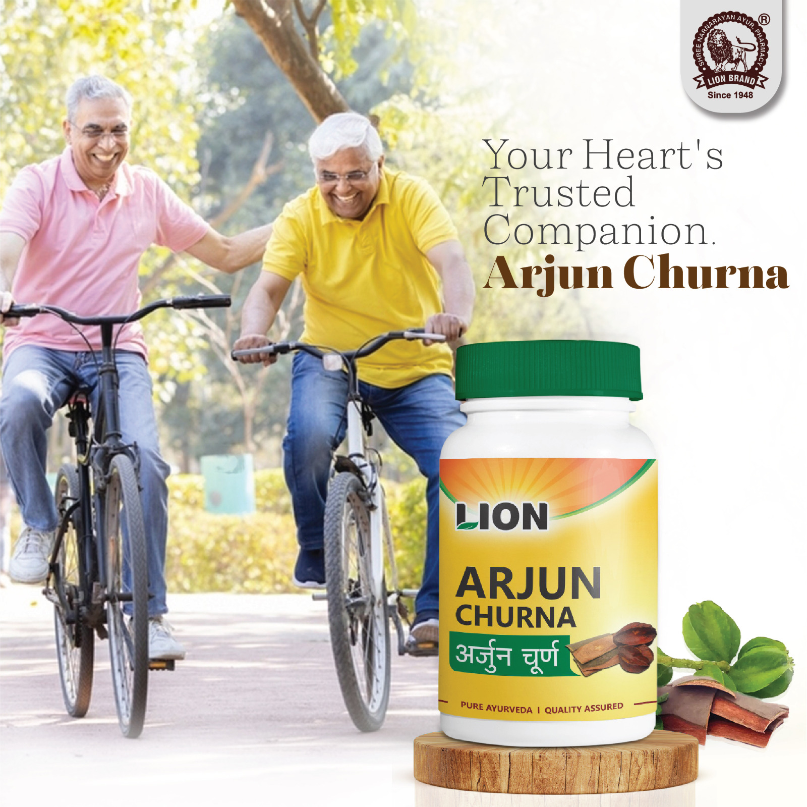 Arjun Churna,100 gm – LION BRAND | Online Ayurvedic Medicine Store