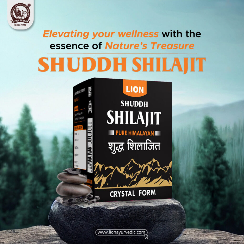 Get Shuddha Shilajit Gold for Strength, Stamina & Vitality | Lion Ayurvedic