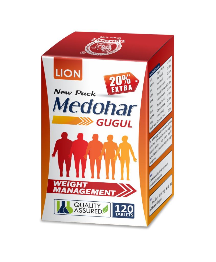 Medohar Gugul Tablets,100 TAB - LION BRAND | Online Ayurvedic Medicine ...